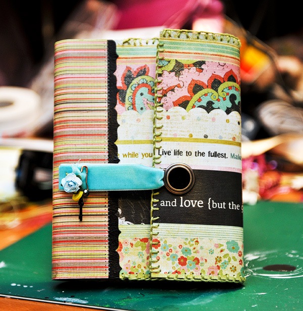 Little Corner of Ania: ~~ Sunday Tutorial: Fancy This Notebook & Binder